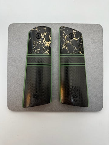 Segmented 1911 grip set full size – Santa Fe Stoneworks